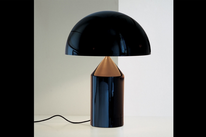 Atollo 239 black Tischleuchte von Oluce