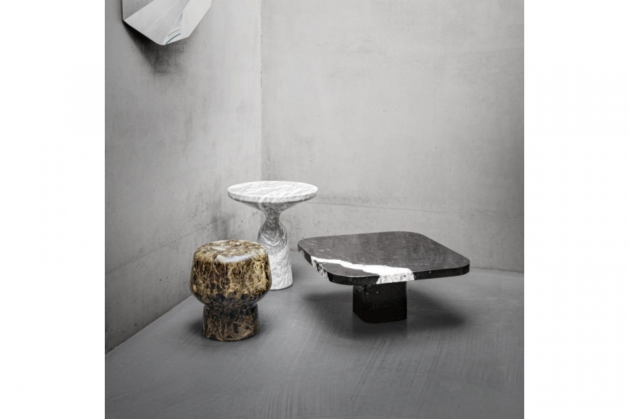 CORKER No.1 Marble Hocker / Beistelltisch ClassiCon